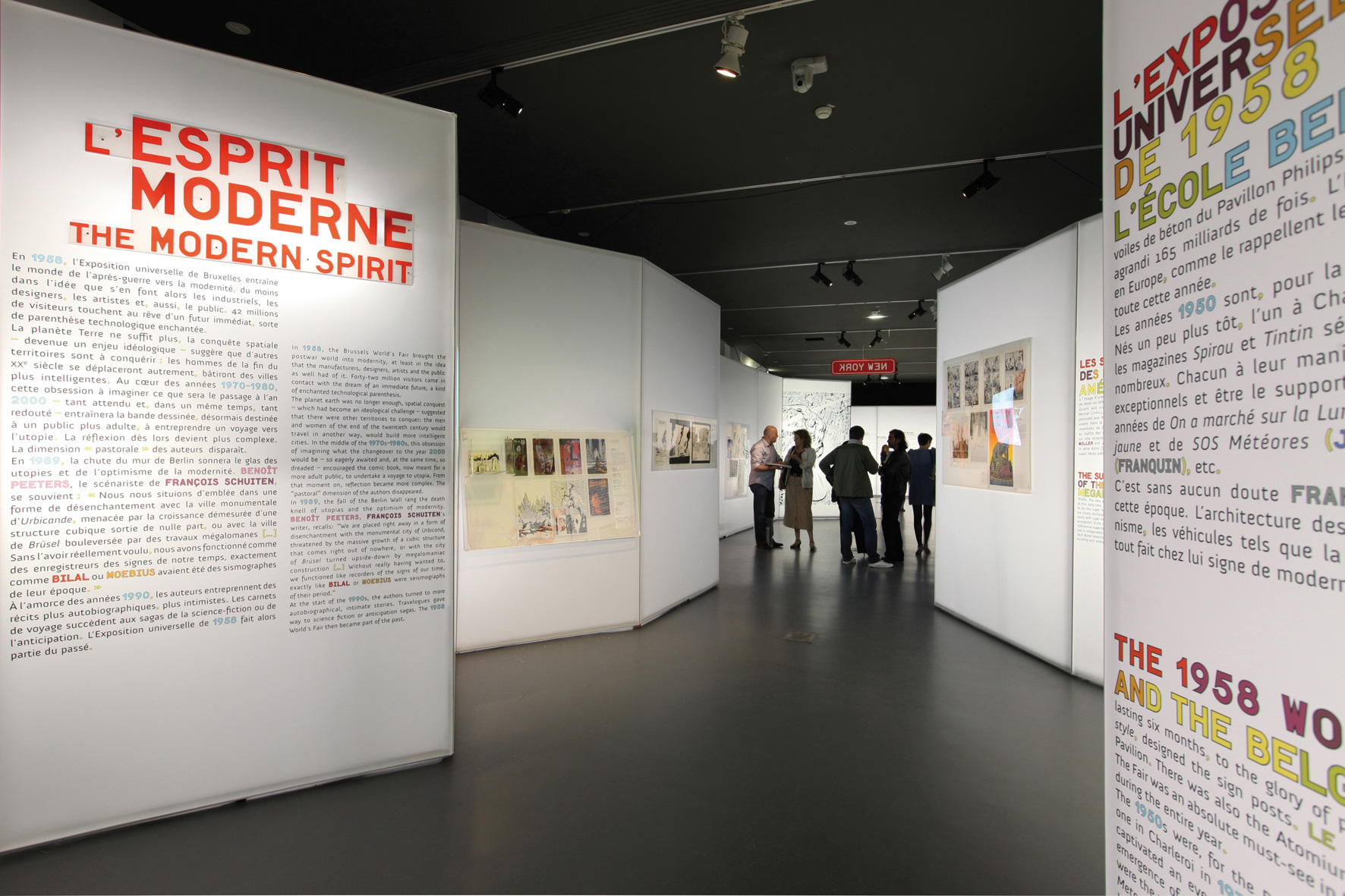 Architecture & comics, the drawn City - Projectiles