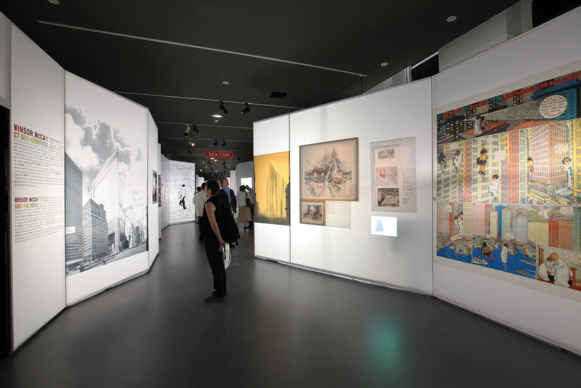 Architecture & comics, the drawn City - Projectiles