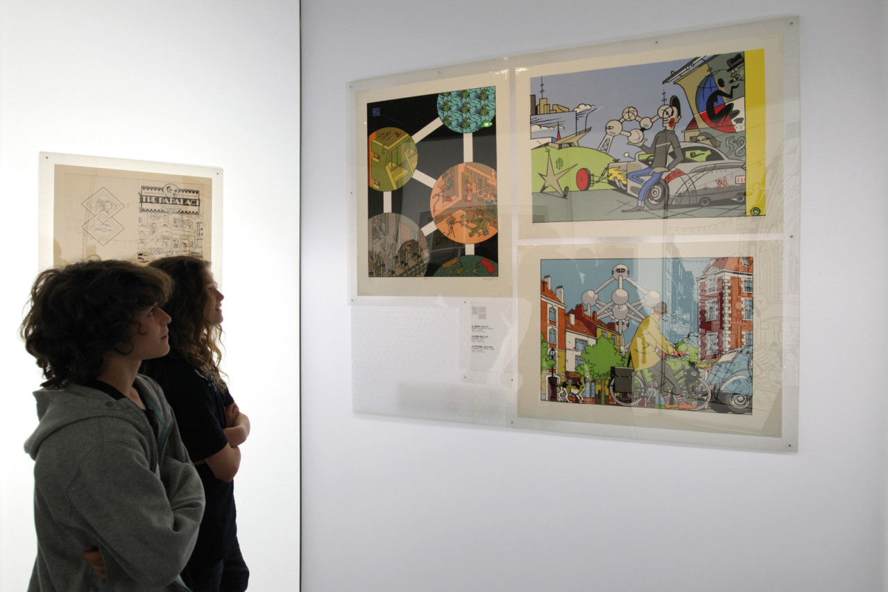 Architecture & comics, the drawn City - Projectiles