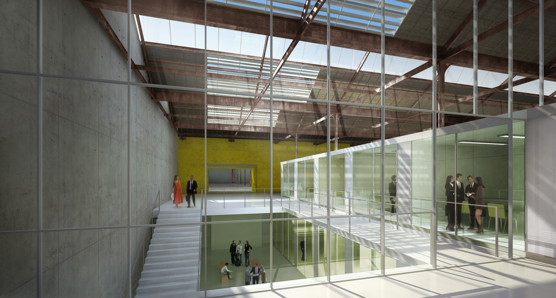 Cultural complex in a brownfield site - Projectiles