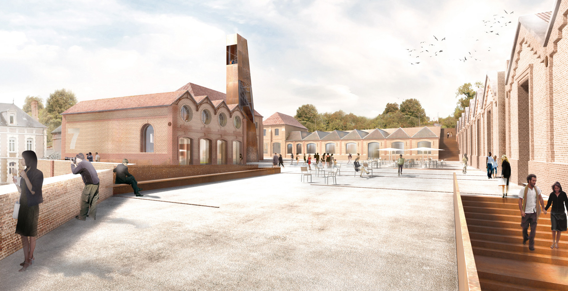 Cultural complex in a brownfield site - Projectiles