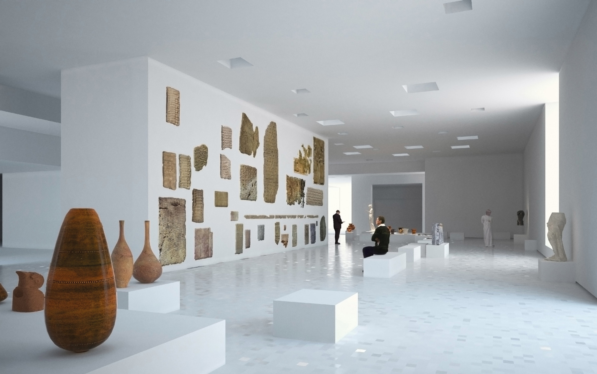 Museographic design, Louvre Abu Dhabi - Projectiles
