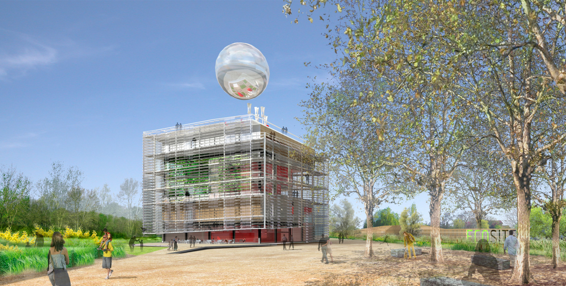 Ecosite in Ramonville-Saint-Agne - Projectiles