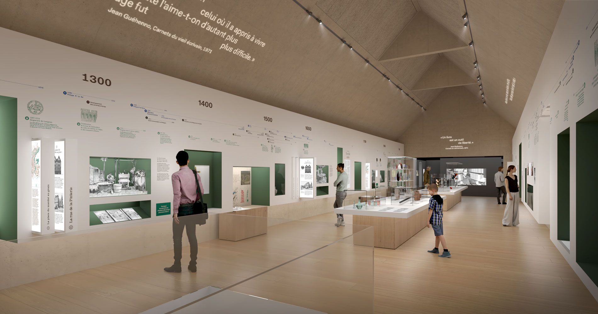 Centre d'interprétation de l'architecture et du patrimoine - Projectiles