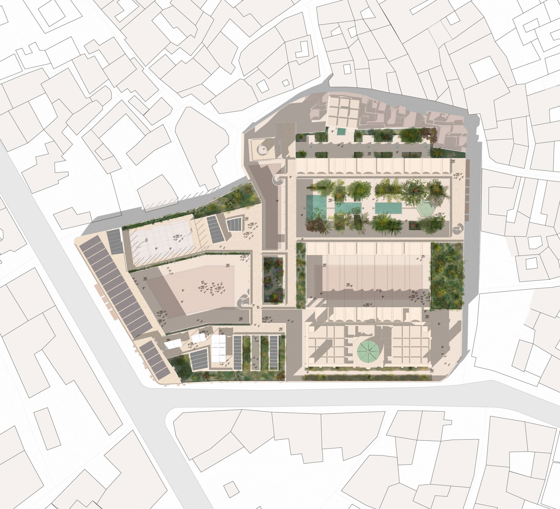 Reconstruction et réhabilitation du Complexe d'Al Nouri - Projectiles