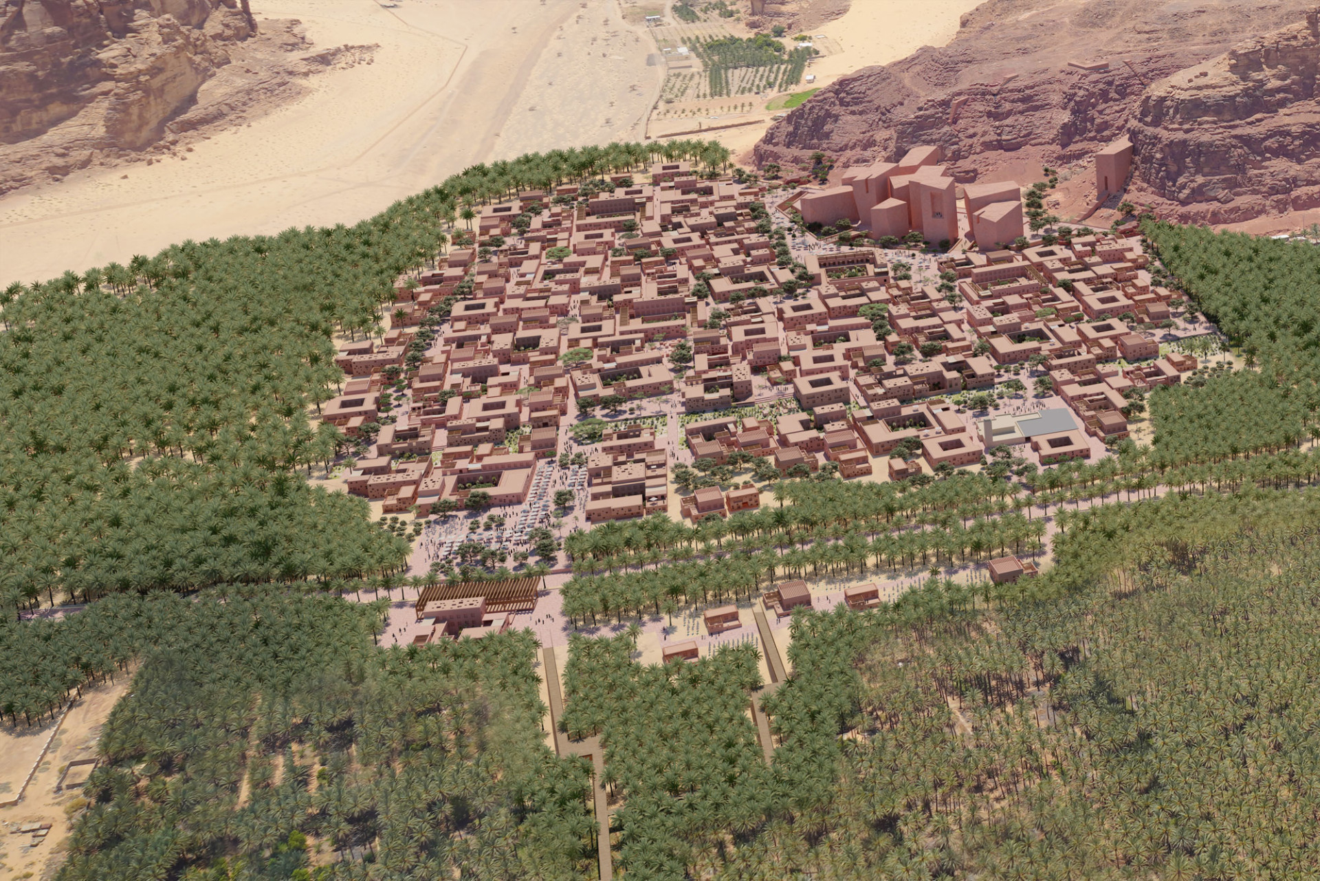 Architectural typologies for AlUla - Projectiles