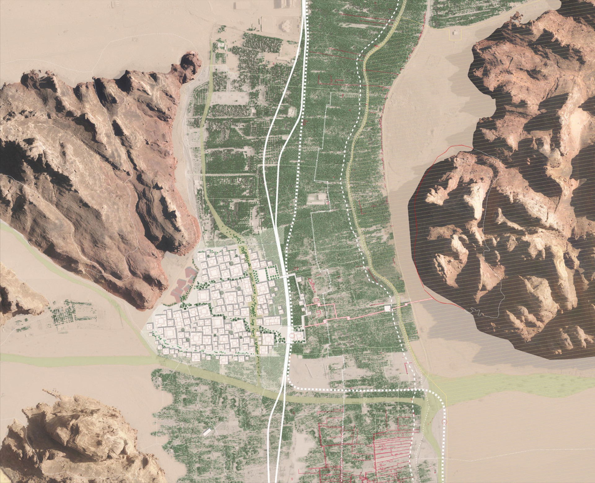 Architectural typologies for AlUla - Projectiles