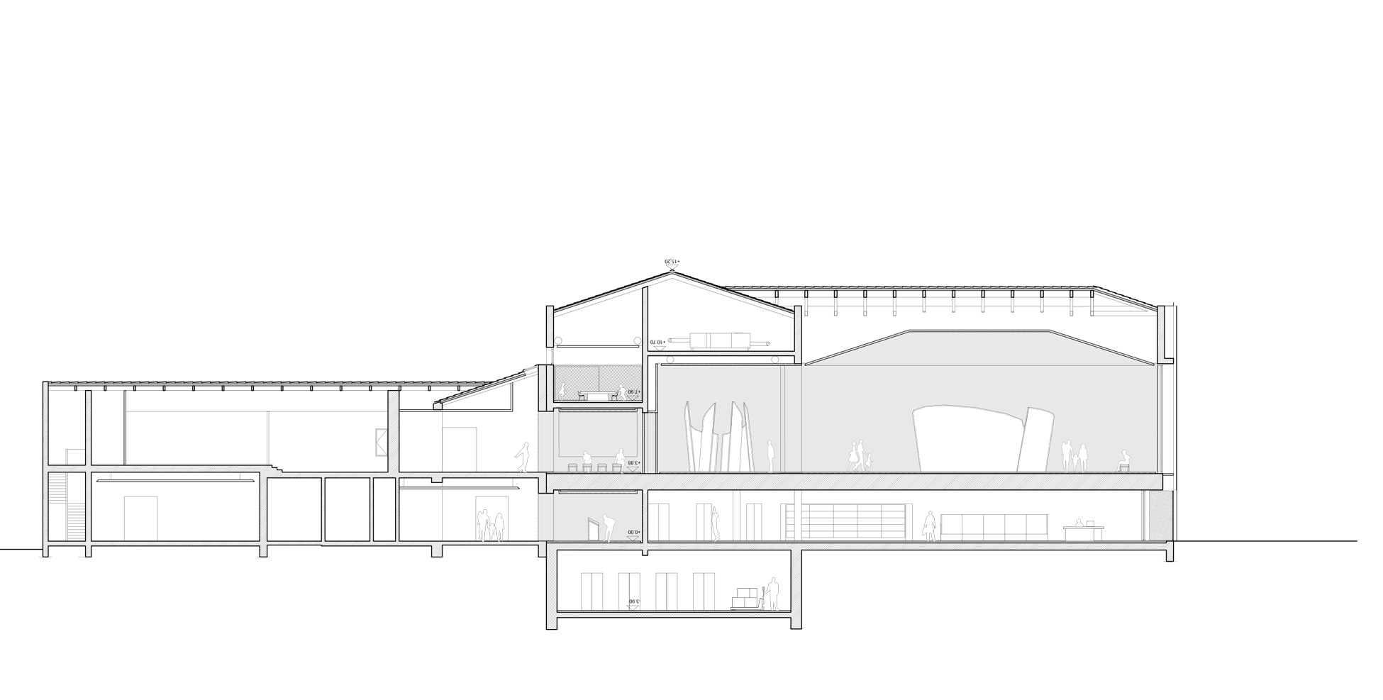 Extension of Modern Art Museum of Cerret - Projectiles